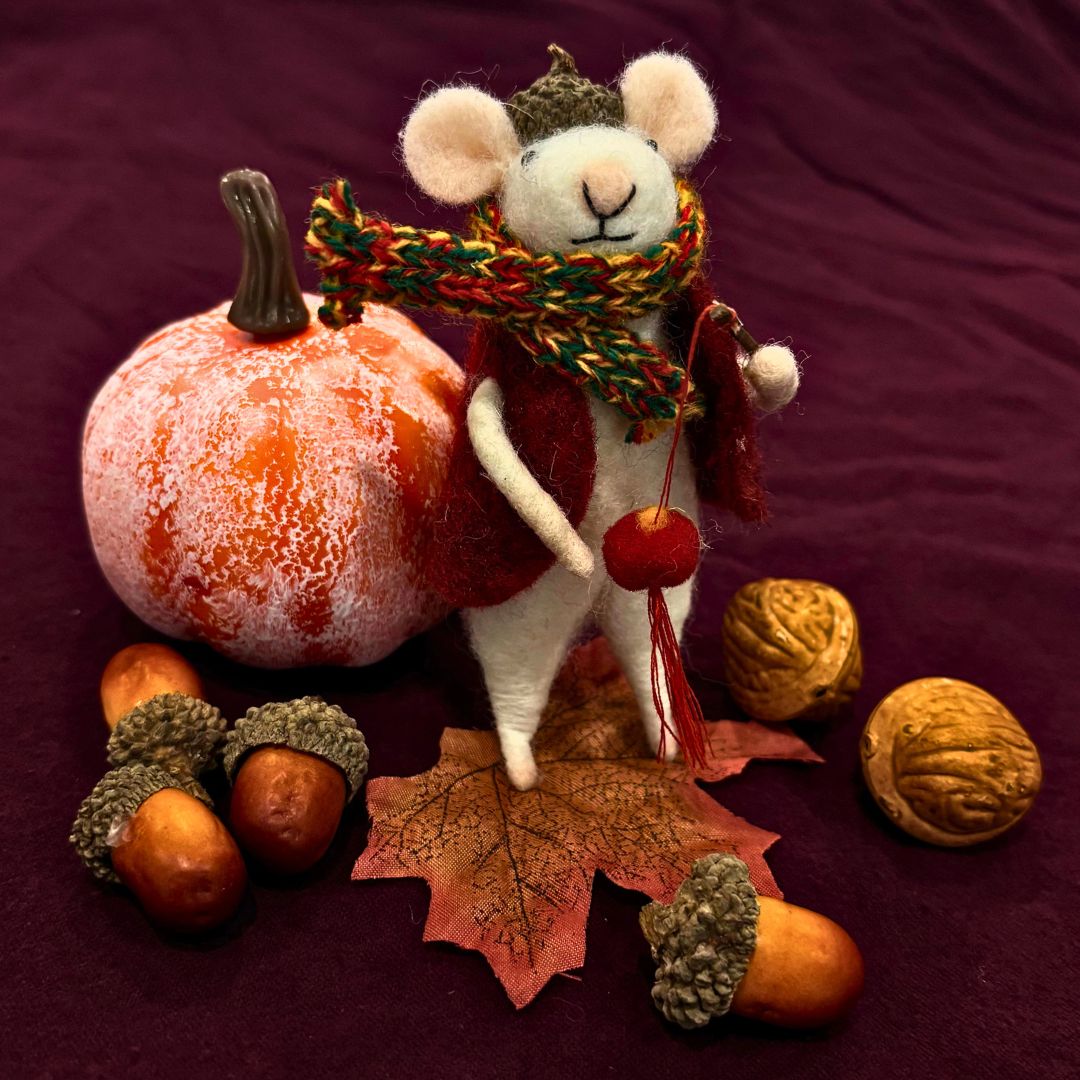 Lambert - Felt Mouse with Lantern – Birdmoss