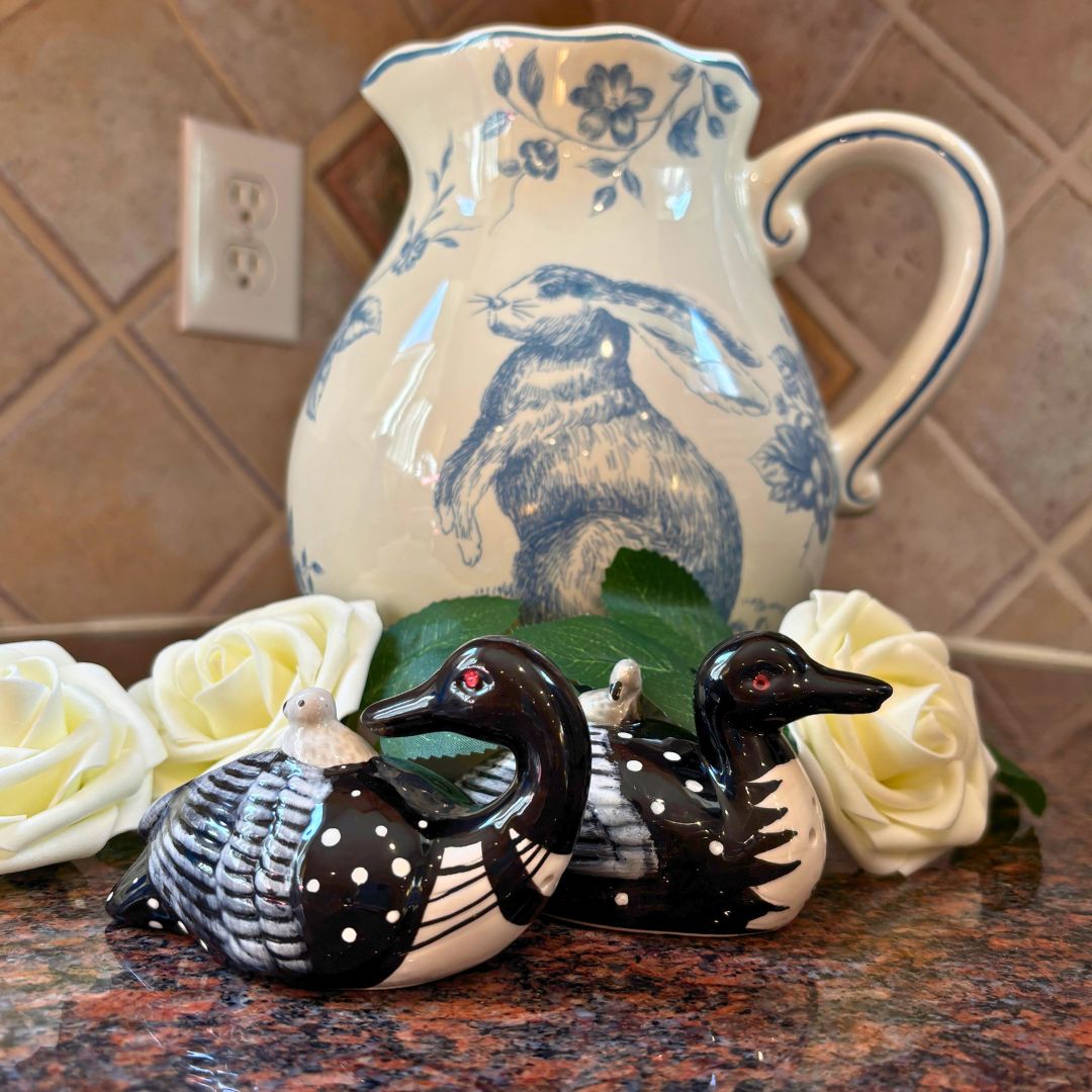 Loon Salt and Pepper Shakers – Birdmoss
